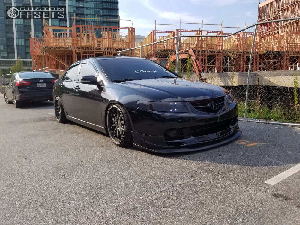 2004 Acura TSX with 18x9 35 XXR 527d and 225/40R18 Delinte D7 Thunder ...