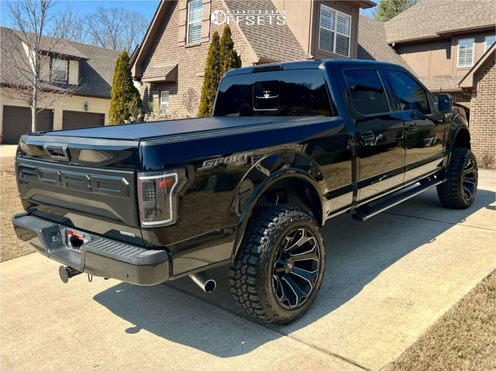 2017 Ford F-150 with 22x12 -44 Impact Offroad 817 and 35/12.5R22 ...