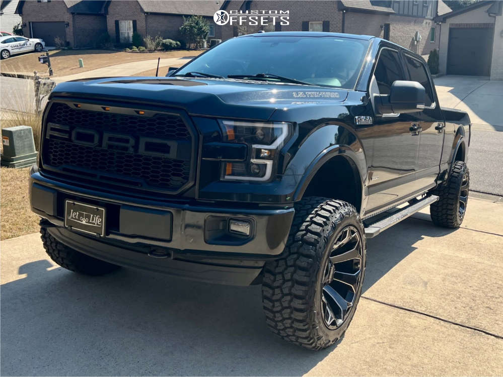 2017 Ford F-150 with 22x12 -44 Impact Offroad 817 and 35/12.5R22 ...
