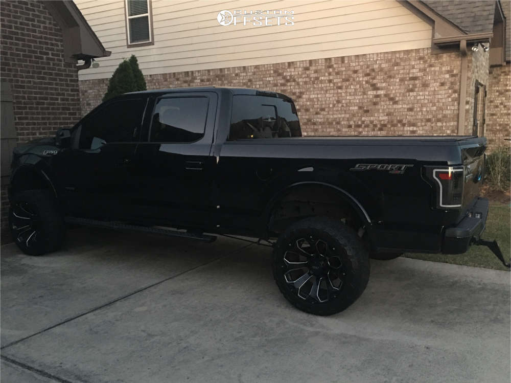 2017 Ford F-150 with 22x12 -44 Impact Offroad 817 and 35/12.5R22 ...
