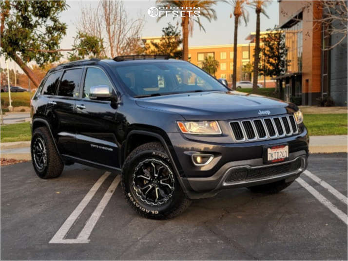 2015 Jeep Grand Cherokee with 18x9 -12 Vision Korupt and 265/70R18 ...