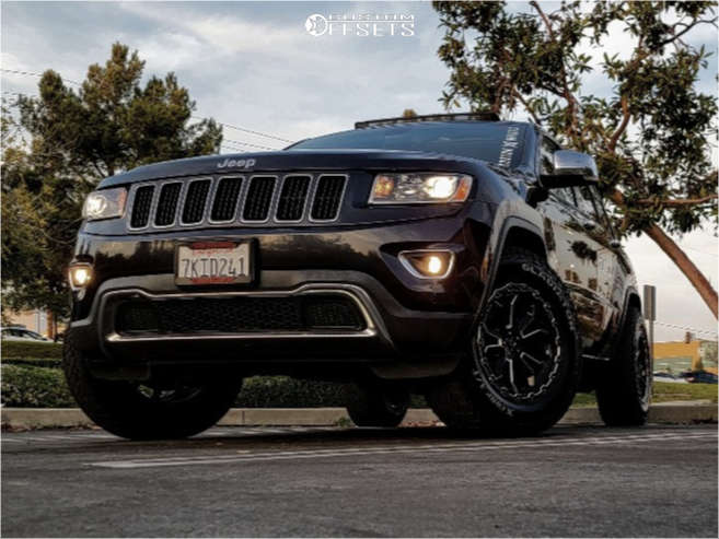 2015 Jeep Grand Cherokee with 18x9 -12 Vision Korupt and 265/70R18 ...