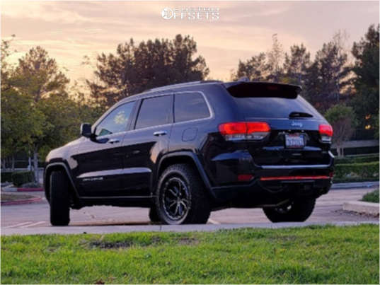 2015 Jeep Grand Cherokee with 18x9 -12 Vision Korupt and 265/70R18 ...