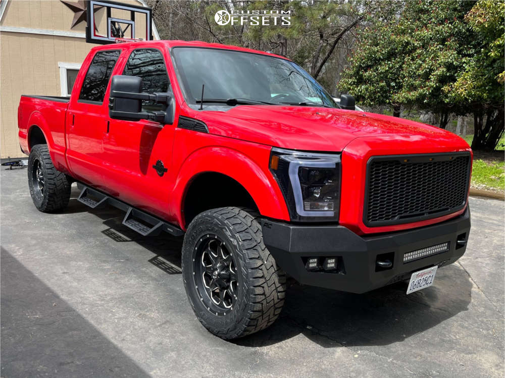 2012 Ford F-250 Super Duty with 20x9 -12 Fuel Boost and 35/12.5R20 Toyo ...