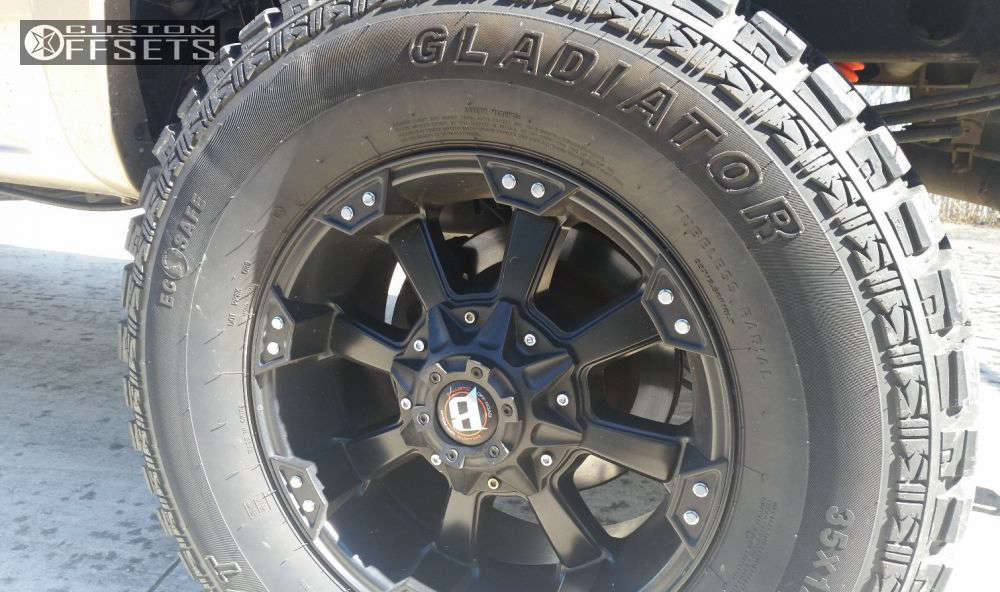 2004 Chevrolet Silverado 1500 with 18x9 -12 Ballistic Morax and 35/12.5R18 Gladiator Qr900-mt ...