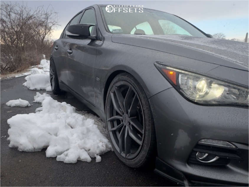 2016 INFINITI Q50 with 20x9 35 Niche Vosso and 245/45R20 Lexani Lx ...