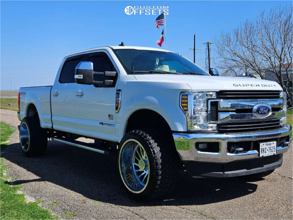 2019 Ford F-250 Super Duty with 24x14 -81 ARKON OFF-ROAD Caesar and 35/ ...