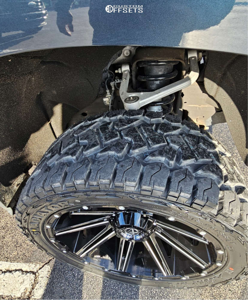 2020 Chevrolet Silverado 1500 with 22x10 -18 XF Offroad Xf-220 and 33/ ...