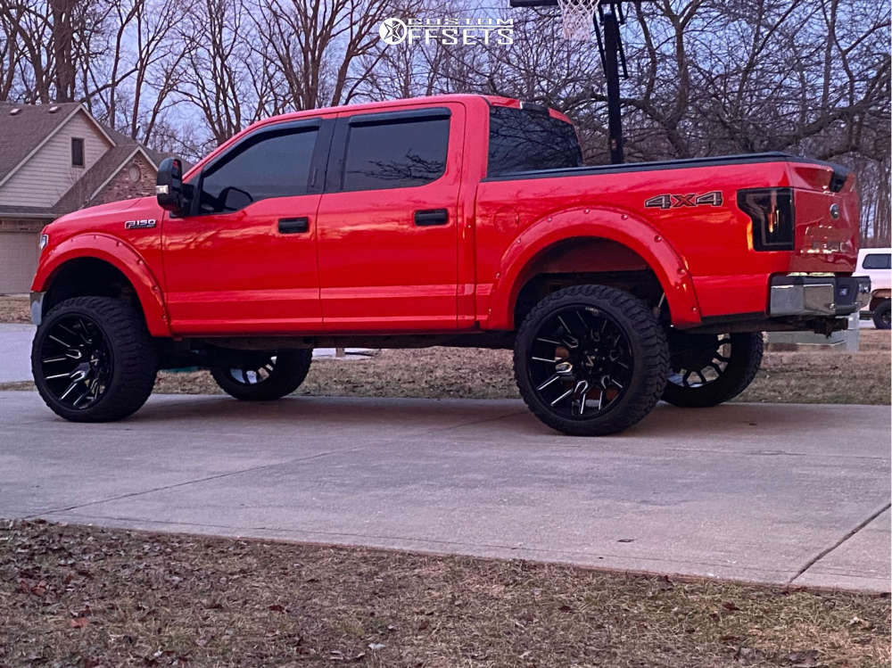 2019 Ford F-150 with 24x14 -81 ARKON OFF-ROAD Roosevelt and 35/13.5R24 ...