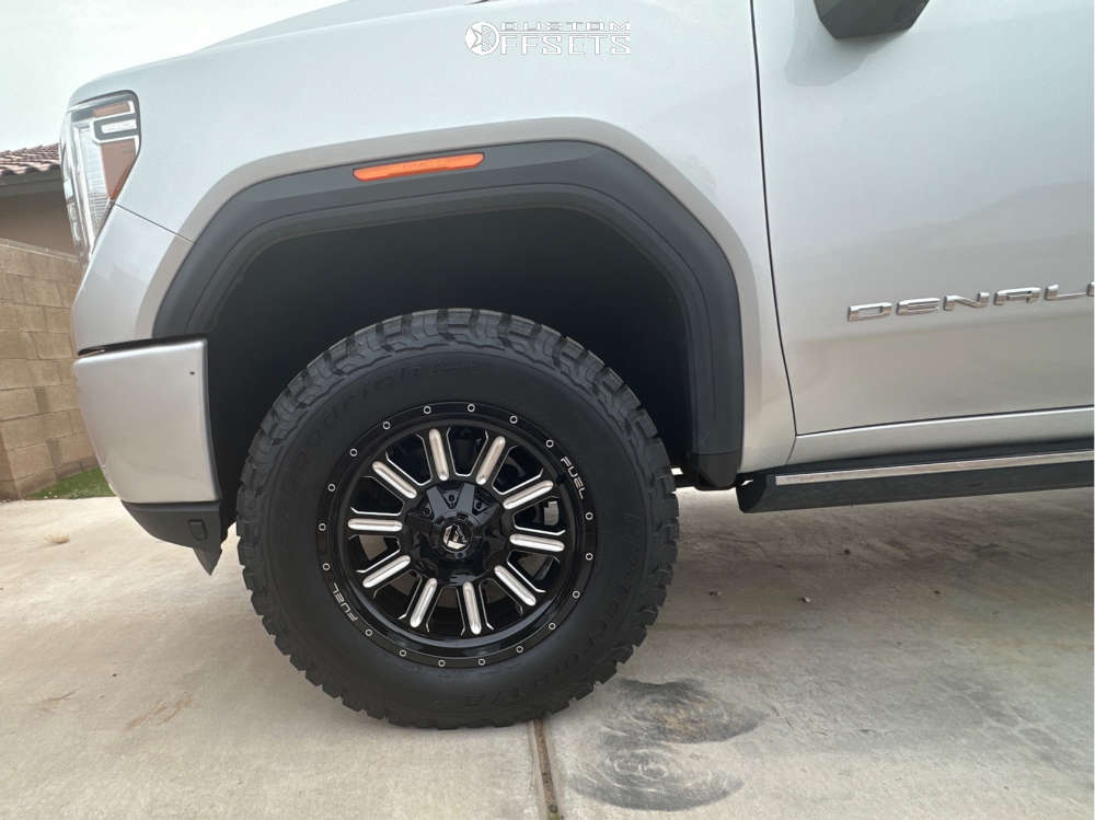 2021 GMC Sierra 3500 HD with 20x9 1 Fuel Hardline and 295/65R20 ...