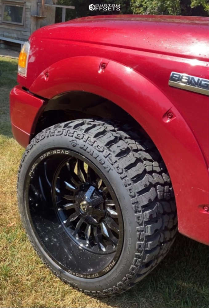 2009 Ford Ranger with 22x12 -44 Fuel Arc and 33/12.5R22 Haida HD869 and ...
