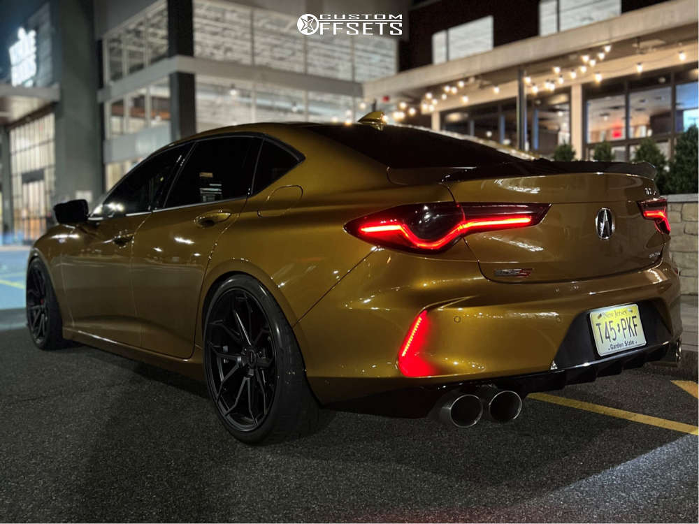 2021 Acura TLX with 20x10.5 40 Momo Anzio and 275/35R20 Continental ...