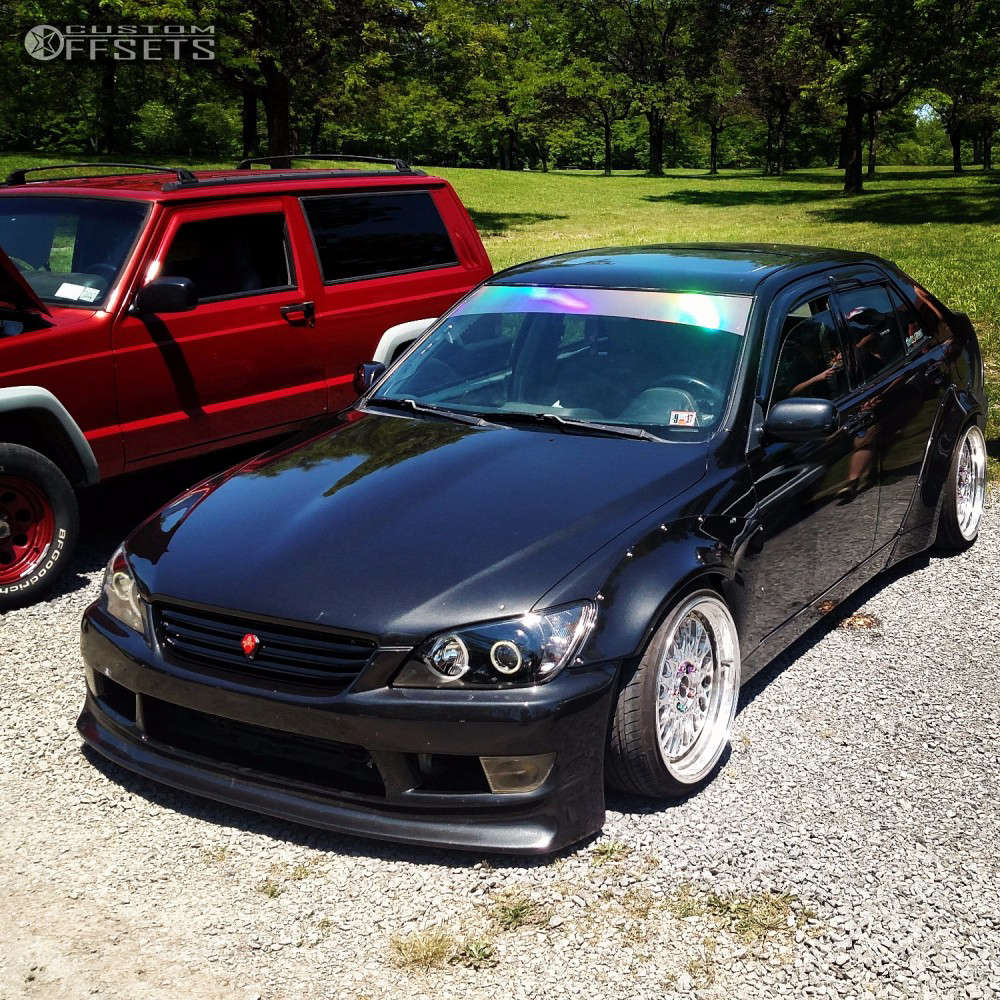 2001 Lexus IS300 with 18x9 35 ARC and 215/35R18 Nankang AS-1 and ...