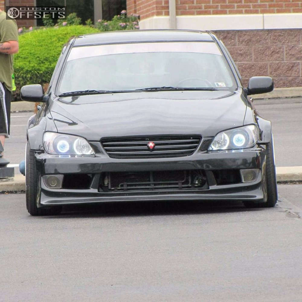 2001 Lexus IS300 with 18x9 35 ARC and 215/35R18 Nankang AS-1 and ...