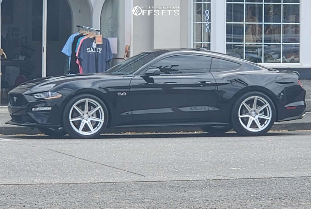 2021 Ford Mustang with 20x10 25 Ferrada F8-fr7 and 285/35R20 Nitto ...
