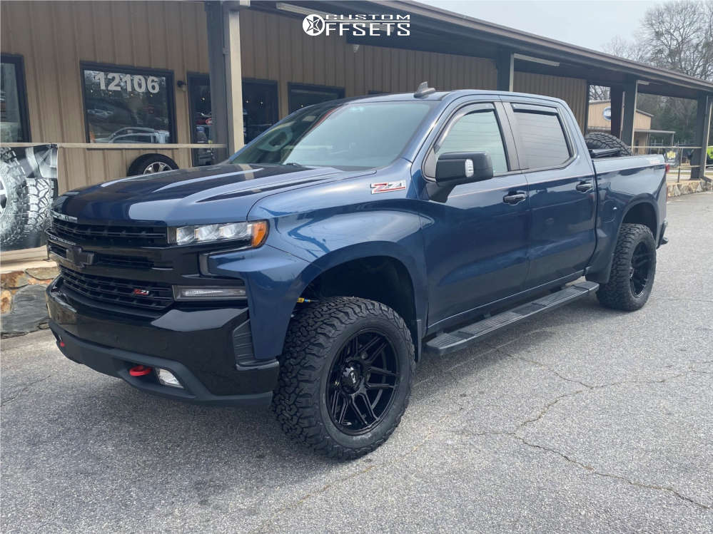 2021 Chevrolet Silverado 1500 with 20x10 -19 Alloy Ion Style 146 and 33 ...