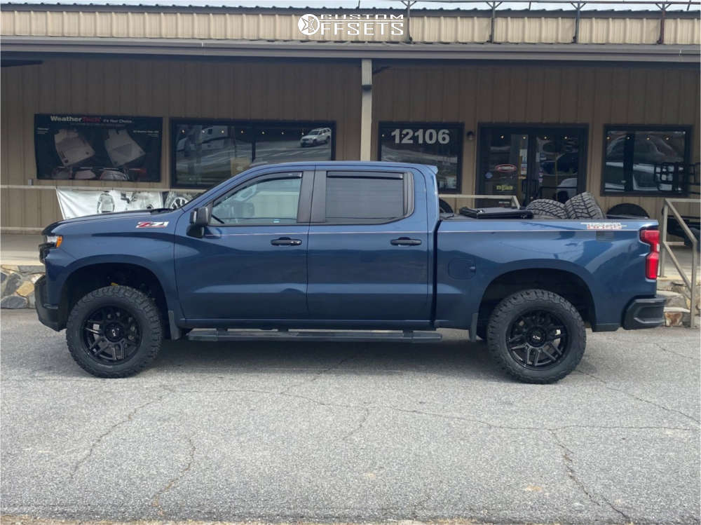 2021 Chevrolet Silverado 1500 with 20x10 -19 Alloy Ion Style 146 and 33/12.5R20 BFGoodrich All ...