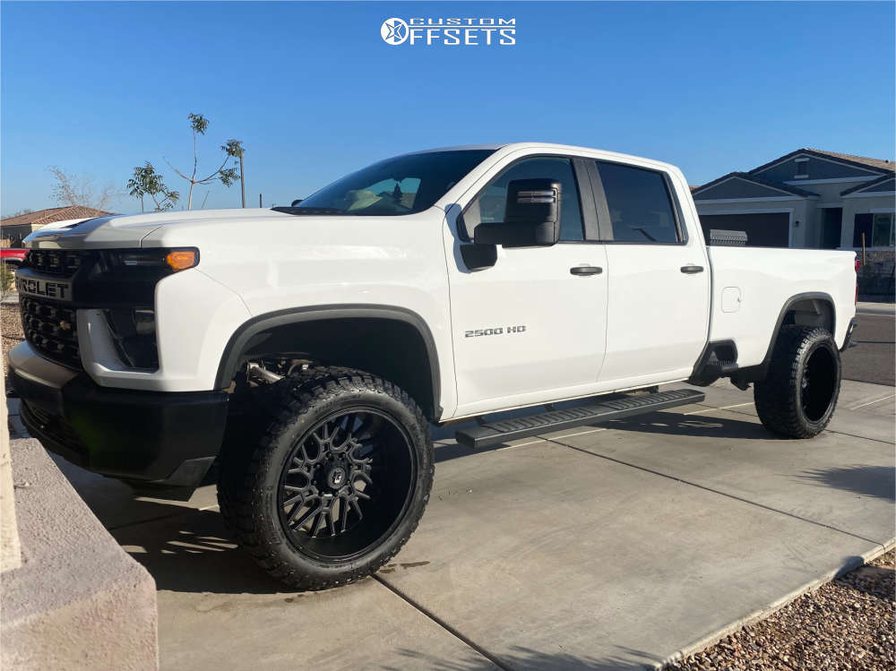 2020 Chevrolet Silverado 2500 HD with 24x12 -51 Vision Brawl and 37/13 ...