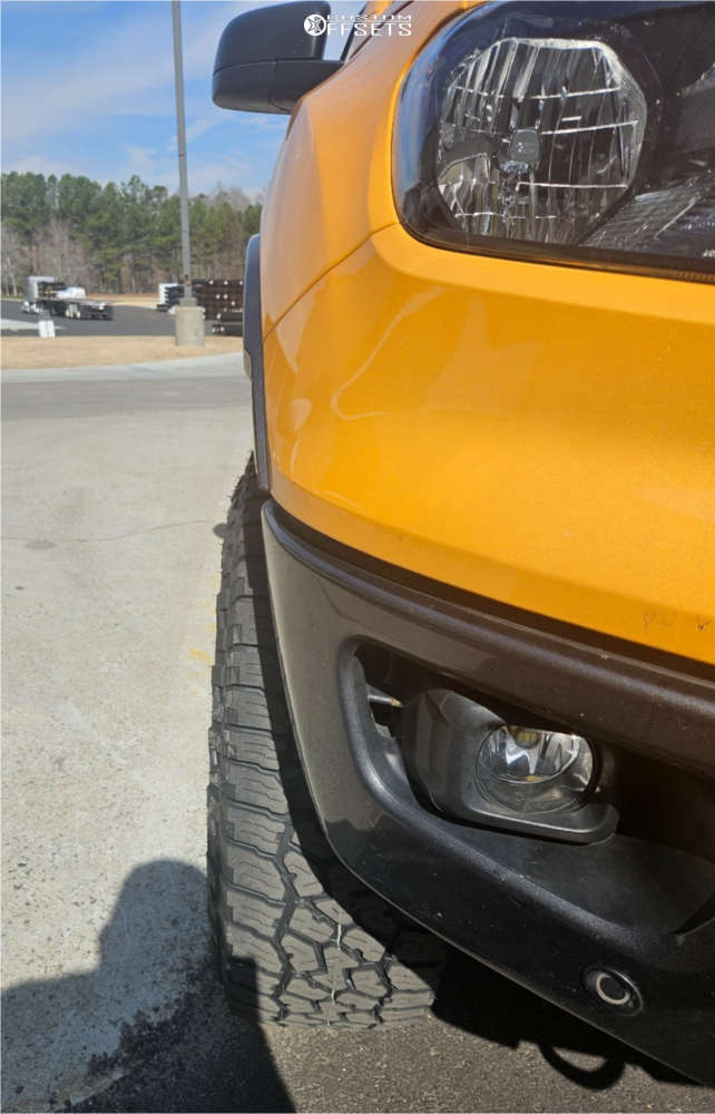 2021 Ford Ranger with 17x8.5 18 KMC Km728 and 285/70R17 Falken Wildpeak ...