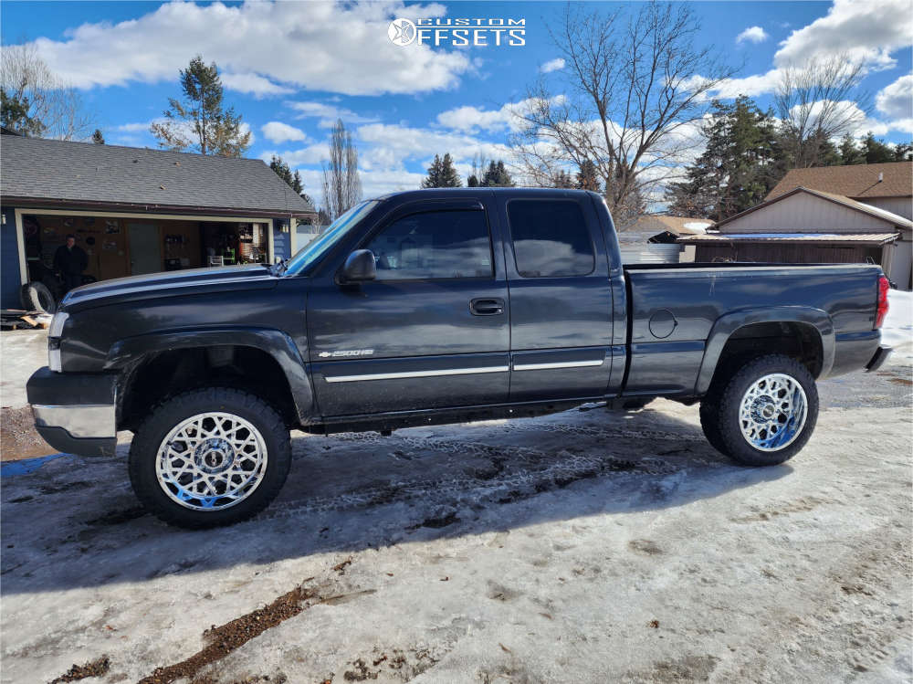 2005 Chevrolet Silverado 2500 HD with 20x10 -25 Vision Rocker and 275 ...