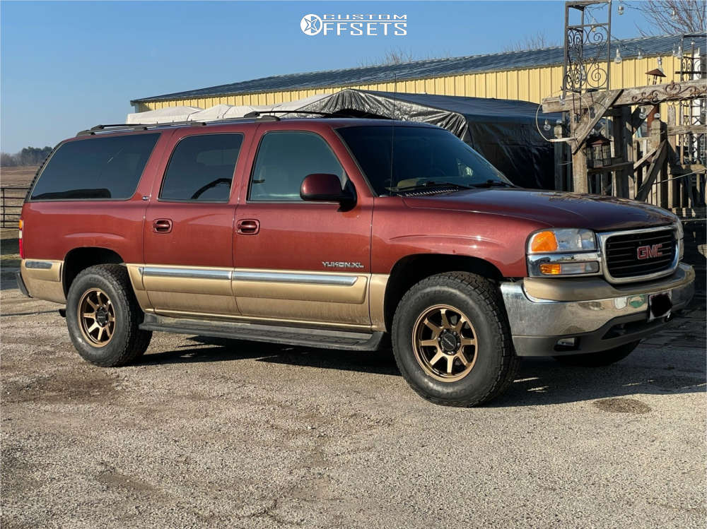 2000 GMC Yukon XL 1500 with 17x9 20 Vision Flow and 285/70R17 Cooper ...