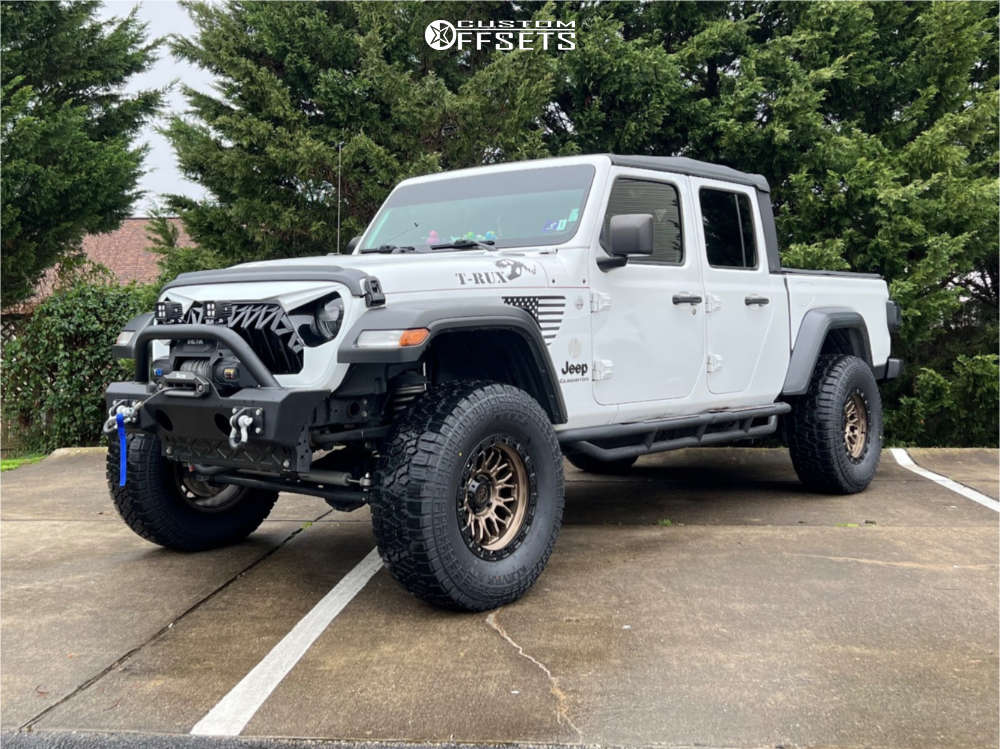 2020 Jeep Gladiator with 17x9 -12 Lock Offroad Wheels Combat and 315 ...
