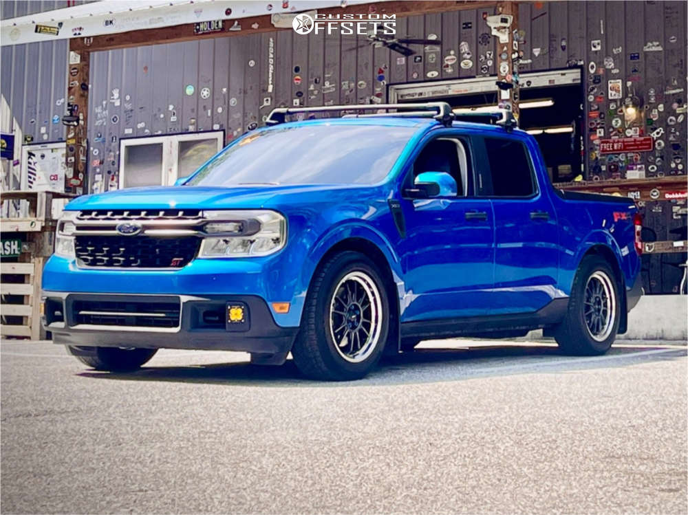 2022 Ford Maverick with 18x8.5 43 Konig Hypergram and 235/60R18 ...