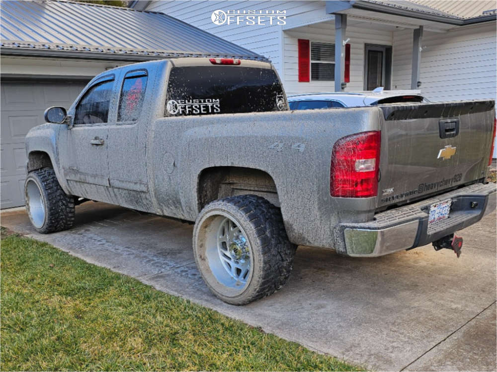 2008 Chevrolet Silverado 1500 with 24x14 -76 American Truxx Cosmos and ...