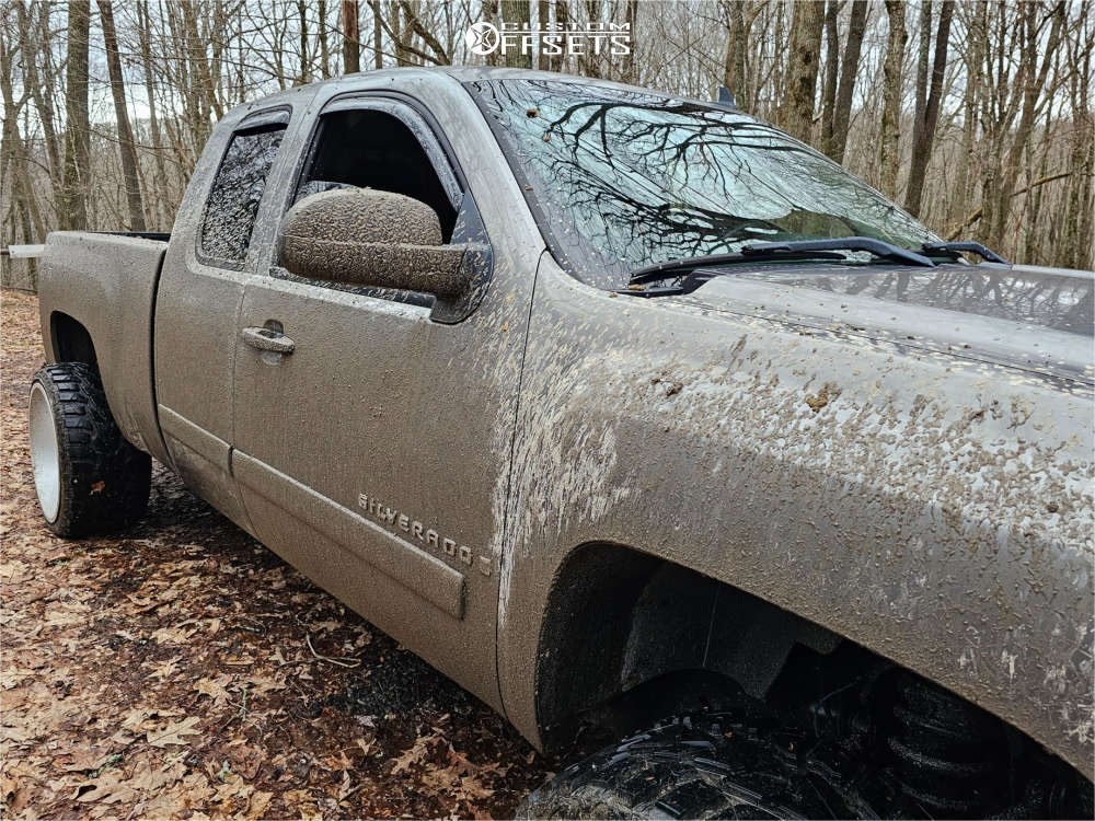 2008 Chevrolet Silverado 1500 with 24x14 -76 American Truxx Cosmos and ...