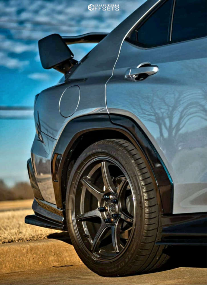 2023 Subaru WRX with 18x9.5 35 Anovia Kano and 245/45R18 Dunlop SP ...