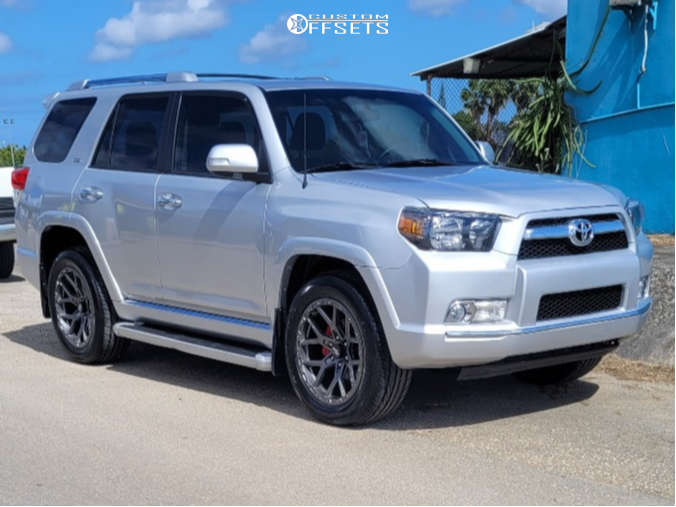2013 Toyota 4Runner with 20x9 12 Rock Trix RT107 and 275/55R20 Aoteli ...