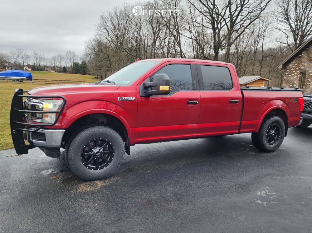2018 Ford F-150 with 18x9 18 Moto Metal MO970 and 295/65R18 Multi Mile ...