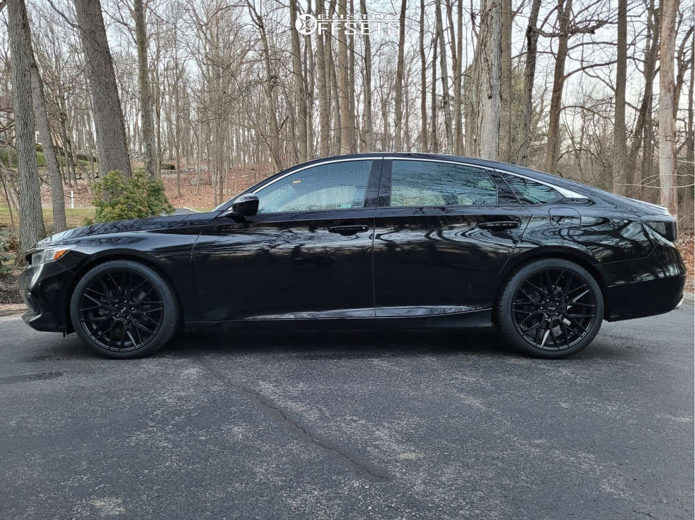2022 Honda Accord with 20x9 35 Niche Gamma and 255/35R20 Continental ...