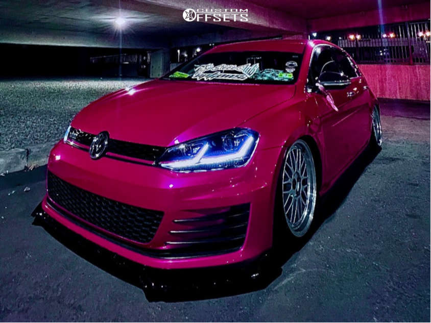 2016 Volkswagen GTI with 18x8 35 Vors Vr8 and 205/40R18 Nitto Neo Gen ...