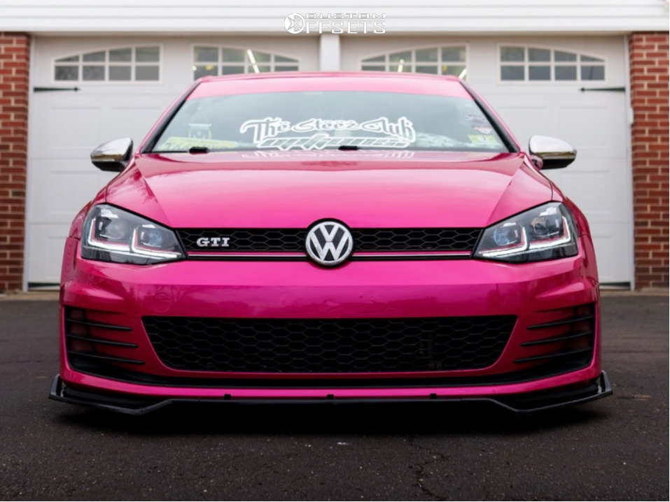 2016 Volkswagen GTI with 18x8 35 Vors Vr8 and 205/40R18 Nitto Neo Gen ...
