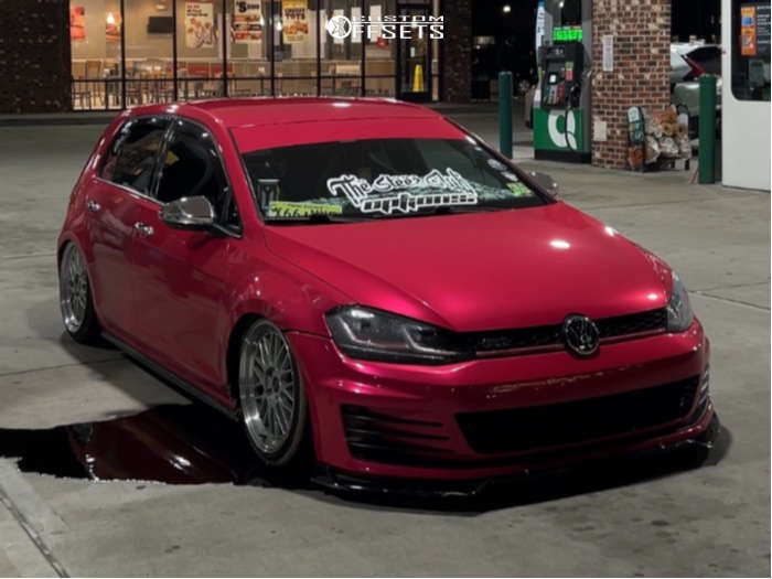2016 Volkswagen GTI with 18x8 35 Vors Vr8 and 205/40R18 Nitto Neo Gen ...