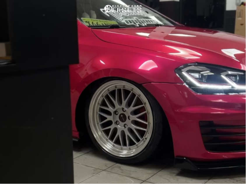 2016 Volkswagen GTI with 18x8 35 Vors Vr8 and 205/40R18 Nitto Neo Gen ...