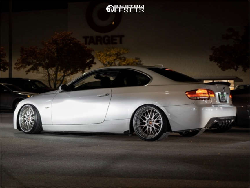 2008 BMW 335i with 19x9.5 32 Work Vs-xx and 235/30R19 Firestone ...