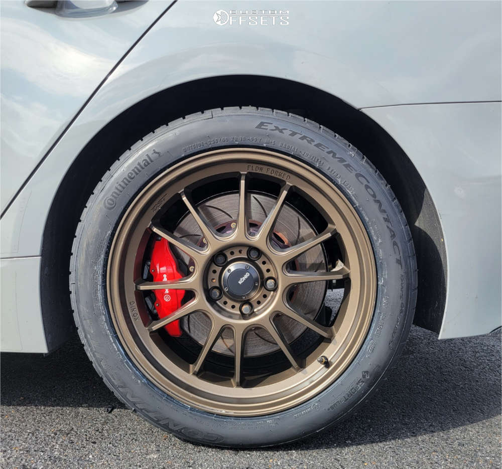 2020 Kia Stinger with 18x8.5 35 Konig Hypergram and 255/45R18 ...