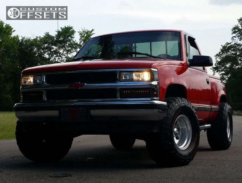 1998 Chevrolet K1500 with 15x10 -44 Eagle Alloy Series 056 and 33/12 ...