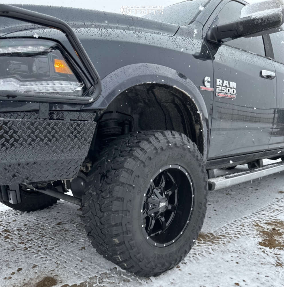 2014 Ram 2500 with 18x10 -24 Moto Metal MO970 and 35/12.5R18 Toyo Tires ...