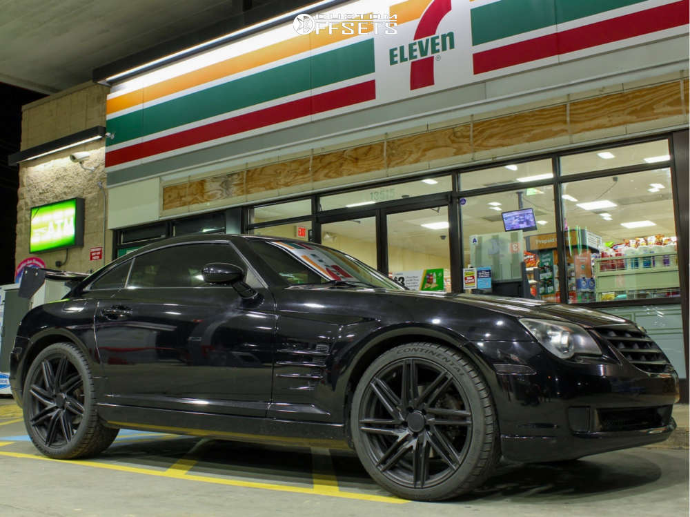 2006 Chrysler Crossfire with 19x8 32 Drag Dr70 and 245/35R19 ...