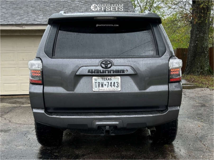 2016 Toyota 4Runner with 20x10 -19 TIS 547b and 275/55R20 Landspider ...