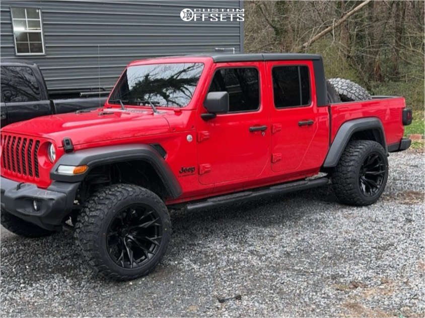 2020 Jeep Gladiator with 20x12 -44 Fuel Flame 5 and 33/12.5R20 ...