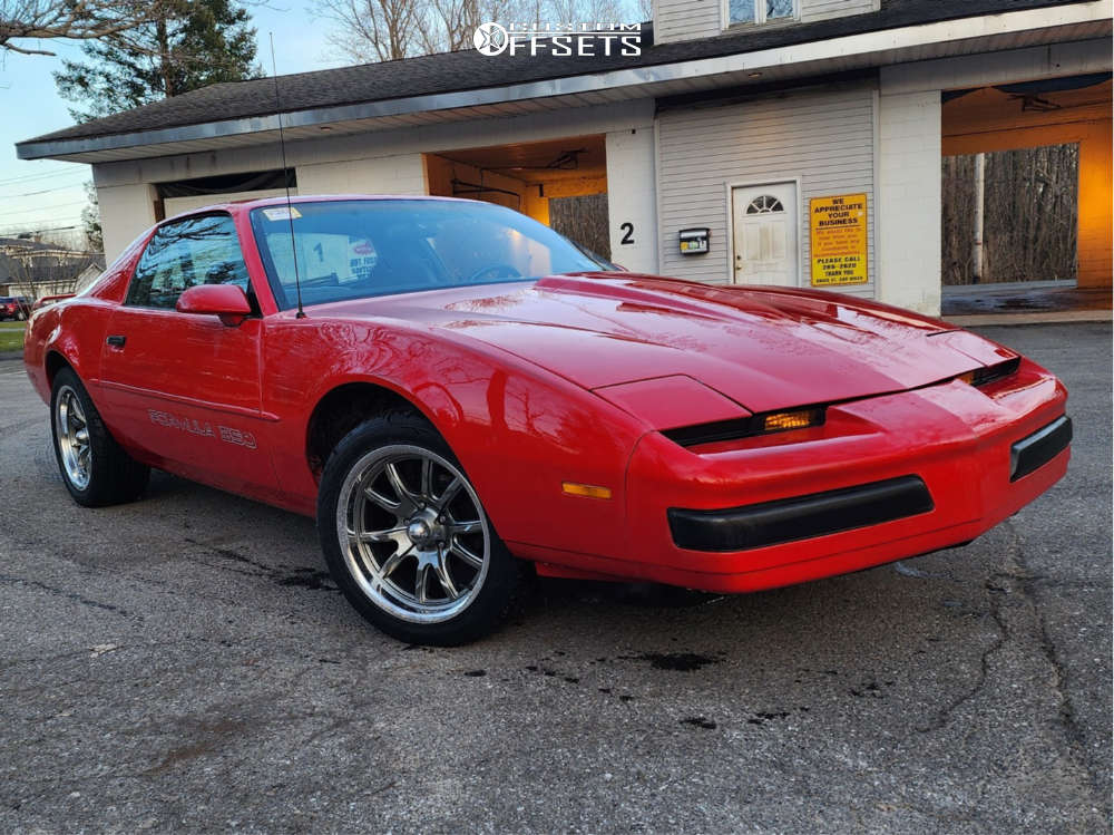 1987 Pontiac Firebird with 17x8 0 Ridler Style 650 and 245/45R17 Nitto ...