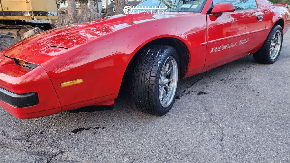 1987 Pontiac Firebird with 17x8 0 Ridler Style 650 and 245/45R17 Nitto ...