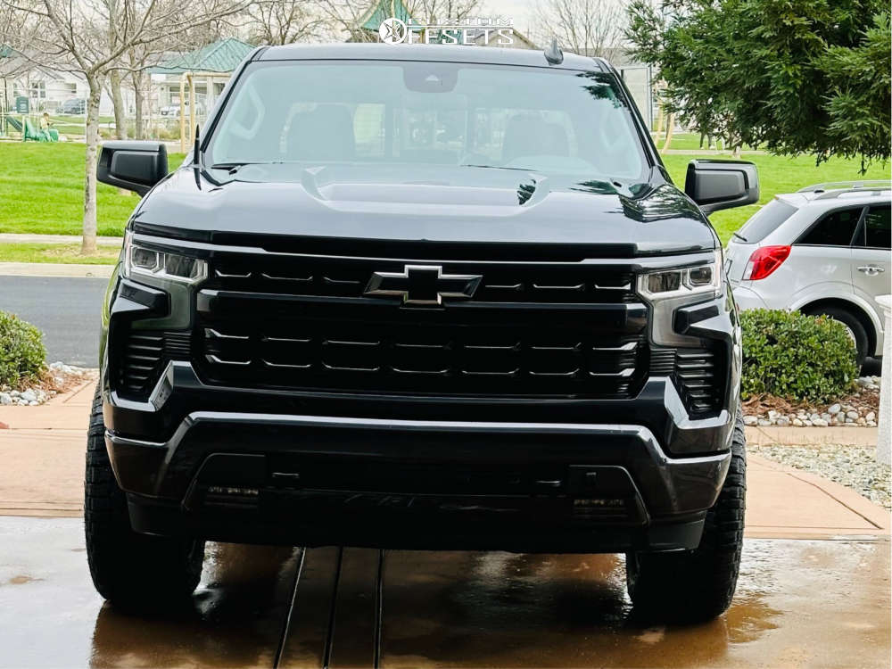 2023 Chevrolet Silverado 1500 with 20x10 -18 Weld Off-Road Stealth and ...