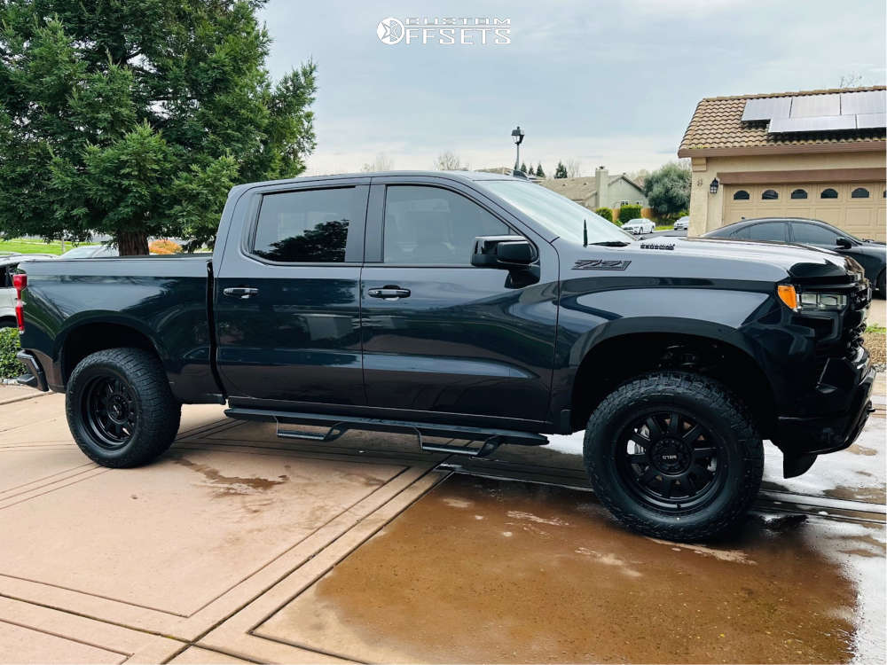 2023 Chevrolet Silverado 1500 with 20x10 -18 Weld Off-Road Stealth and ...