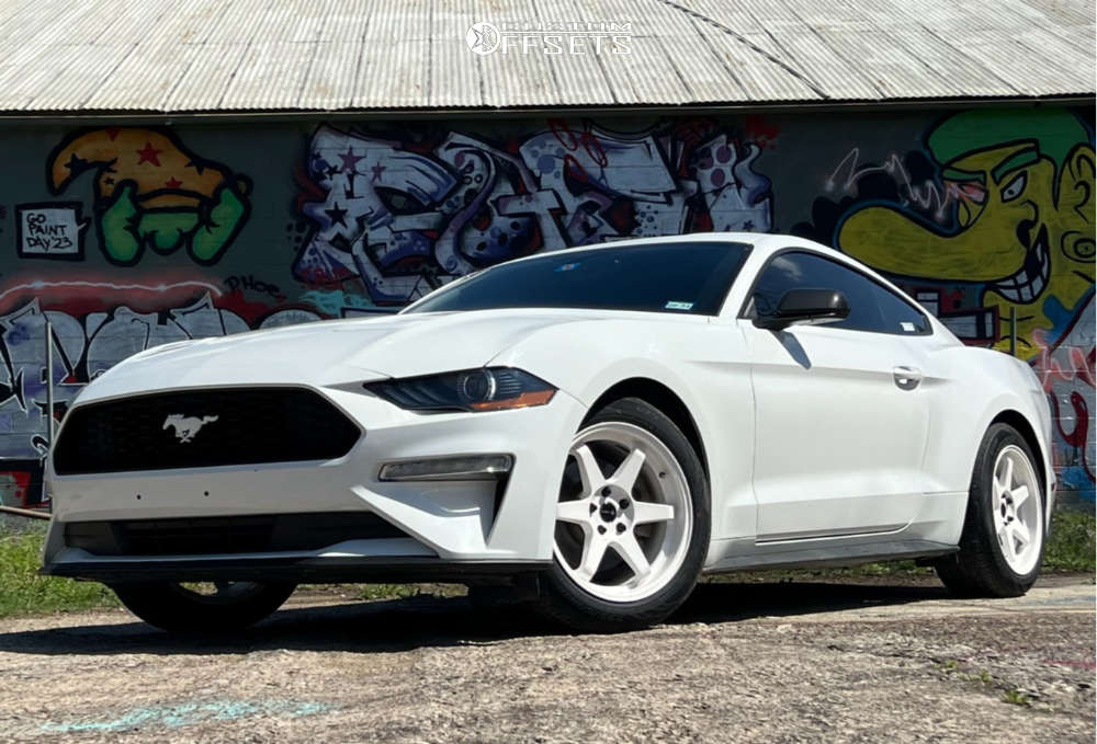2020 Ford Mustang with 18x9.5 35 Vors Tr37 and 235/50R18 Sentury Uhp ...