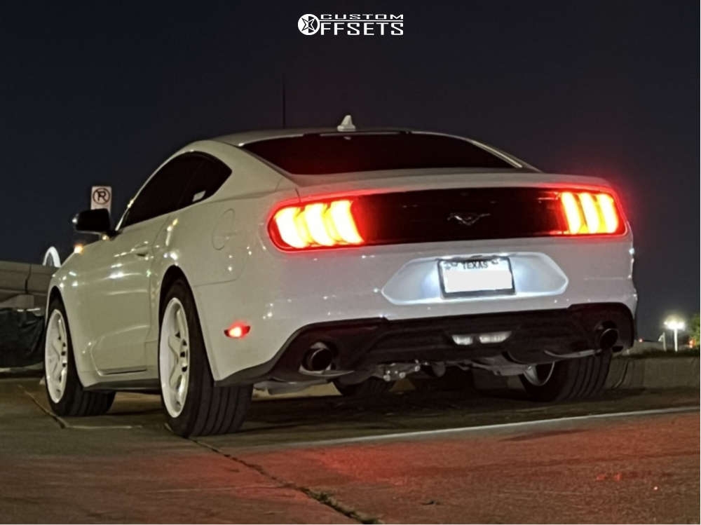 2020 Ford Mustang with 18x9.5 35 Vors Tr37 and 235/50R18 Sentury Uhp ...